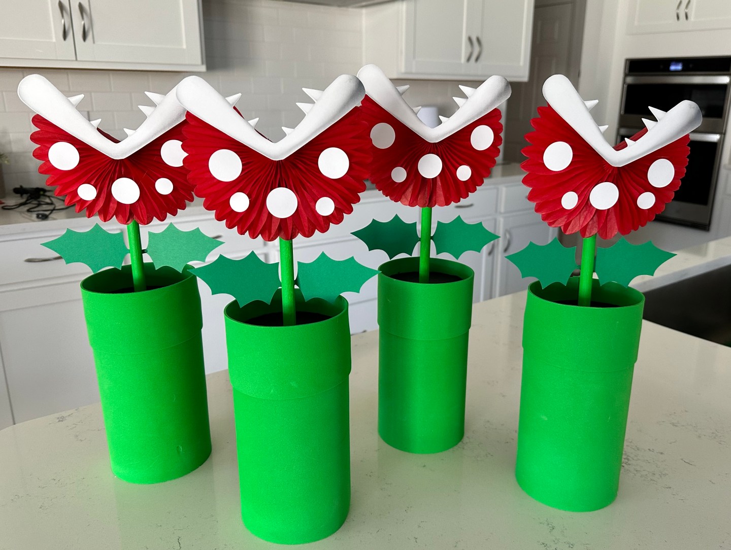 How to Make DIY Super Mario Piranha Plants for Birthday Parties or ...