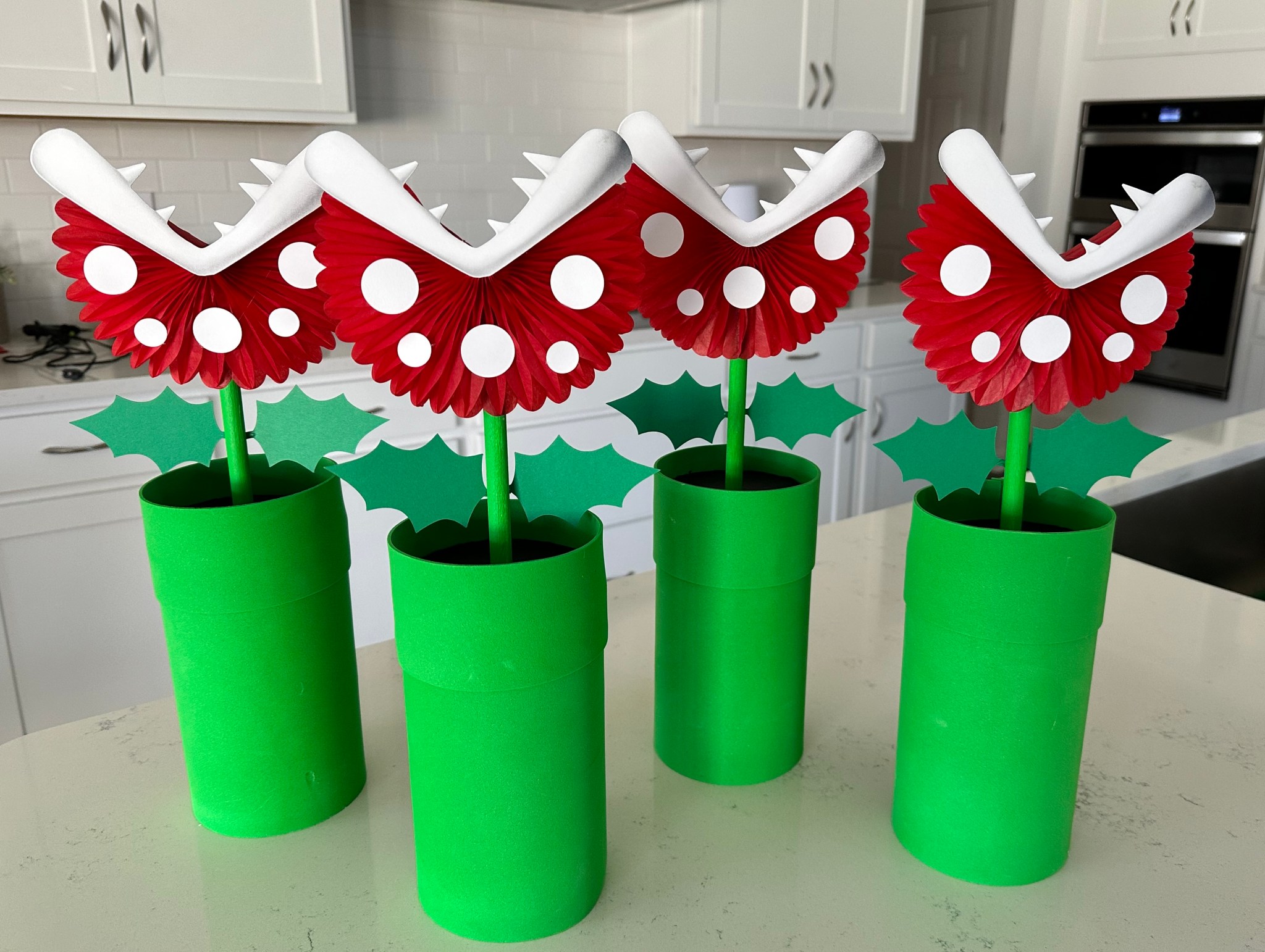 How to Make DIY Super Mario Piranha Plants for Birthday Parties or ...