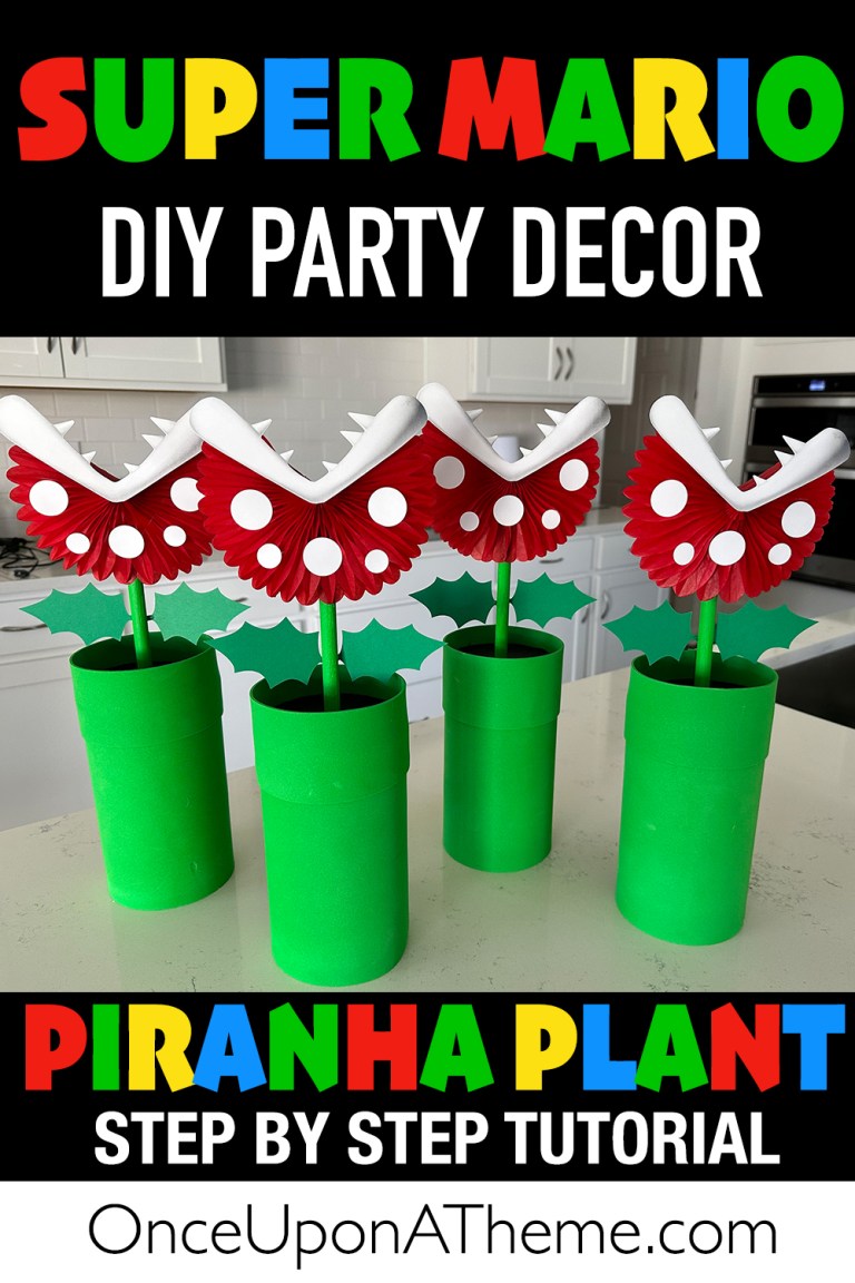 How to Make DIY Super Mario Piranha Plants for Birthday Parties or ...