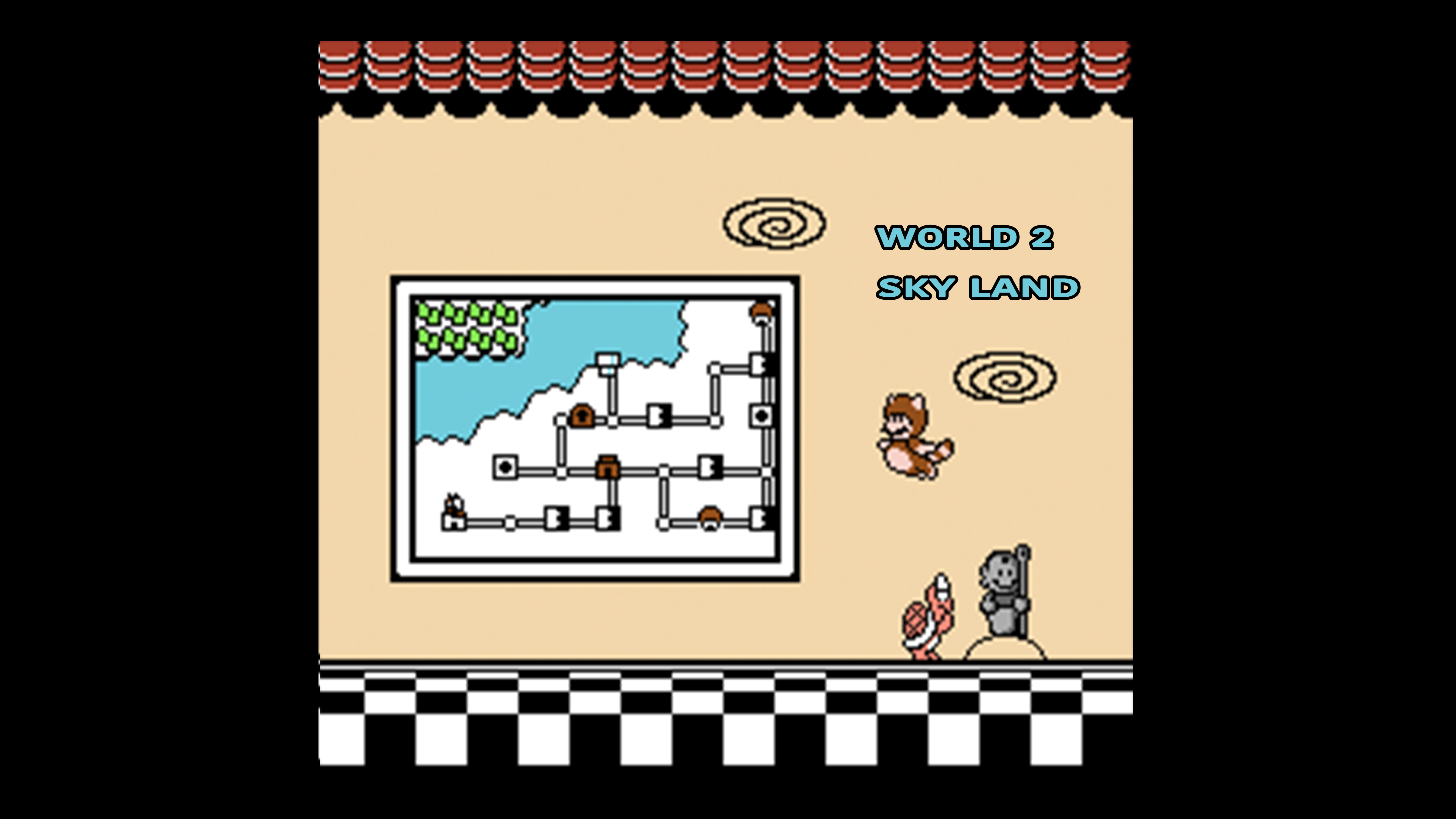 Super Mario 3 Party: Sky Land Balloon Vines & Sticky Cloud Toss Game ...