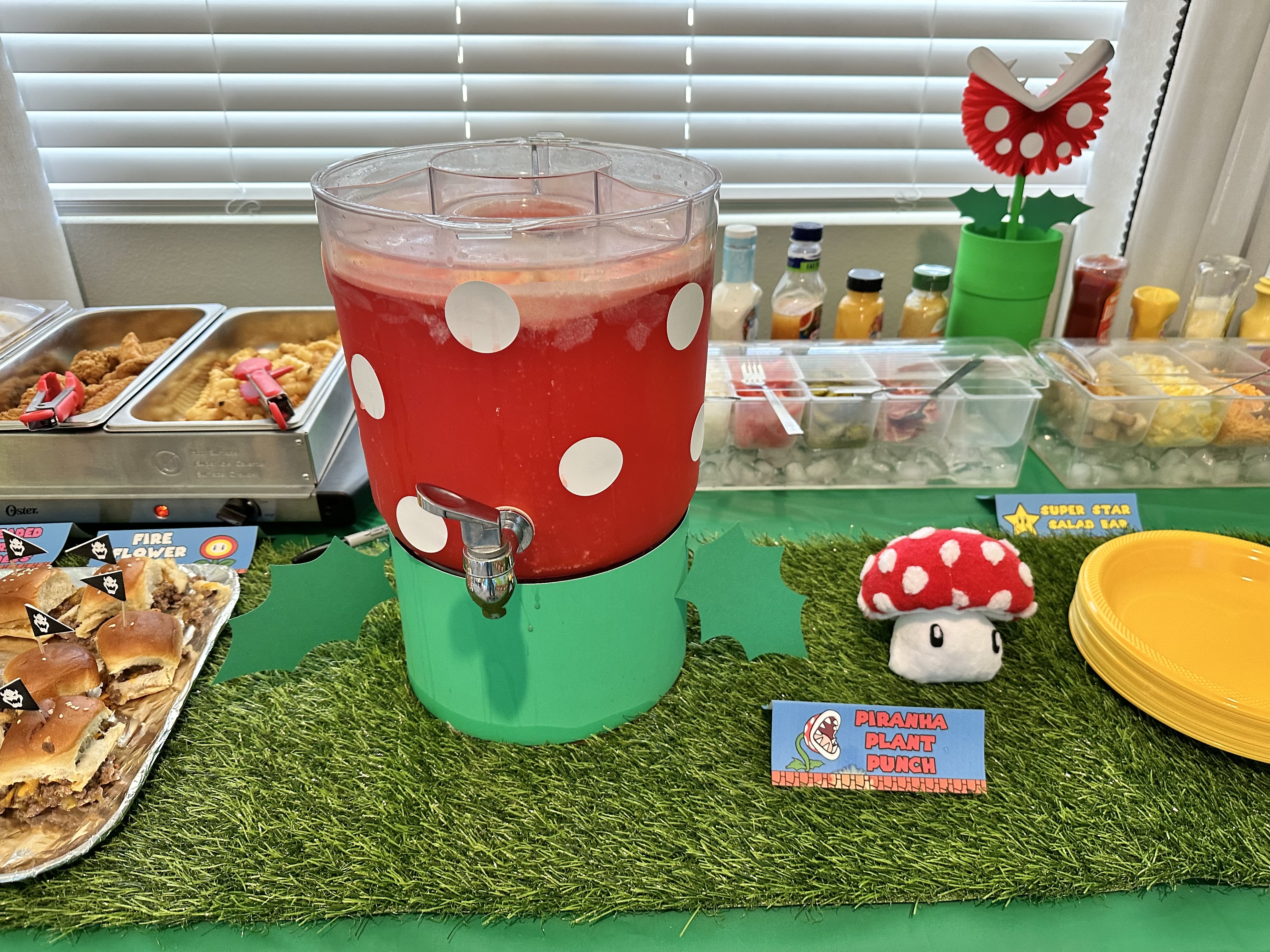 Super Mario Party Menu: Serving Up Fun in Grass Land! – Once Upon a Theme